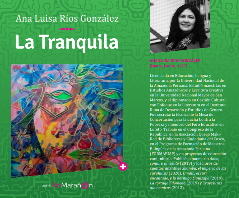 ANA LUISA RÍOS FORMA PARTE DE AUTORAS EN SERIE «RÍO MARAÑÓN» - Diario ...