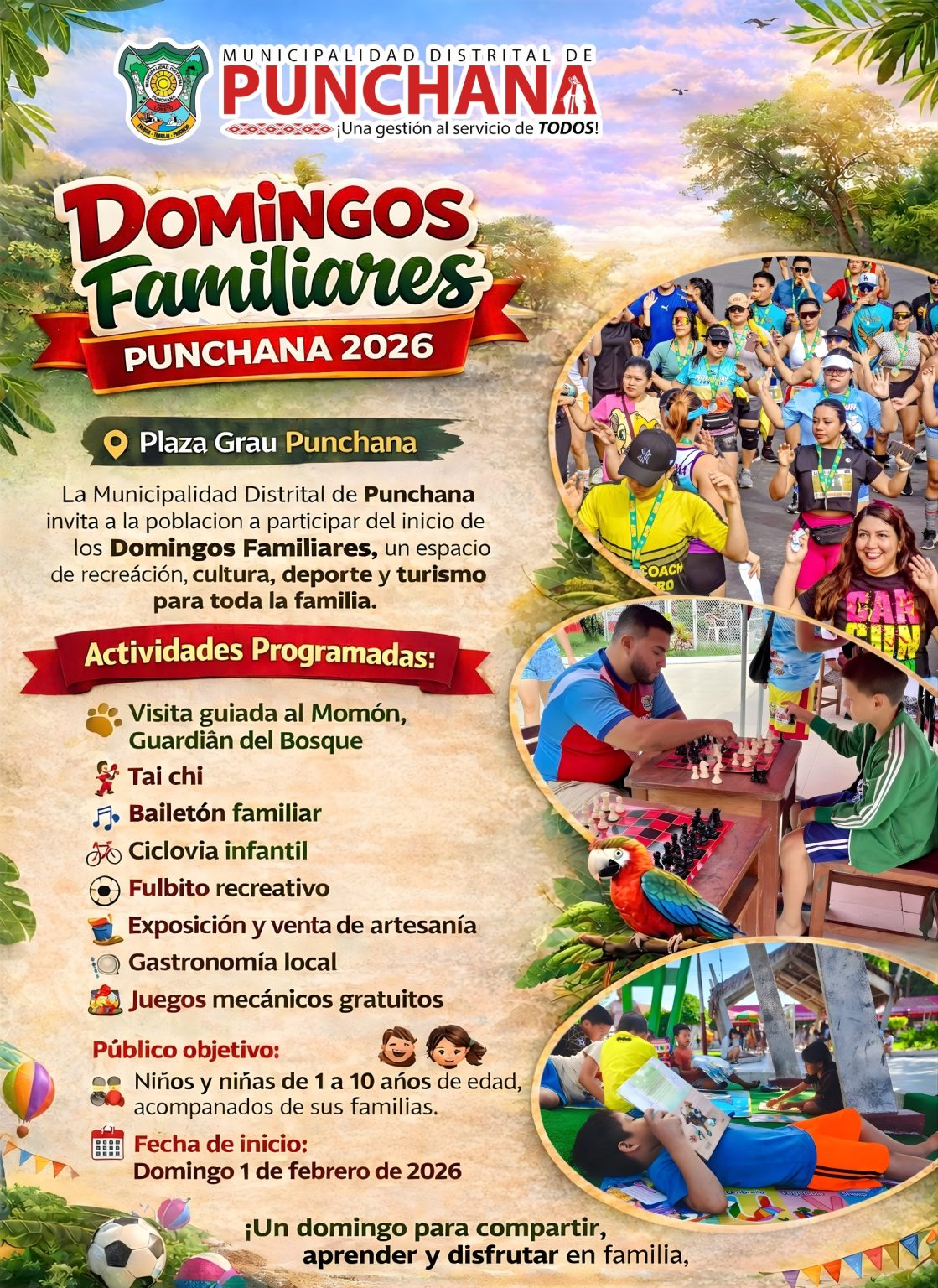 La Municipalidad Distrital de Punchana, bajo la gestión del alcalde ...